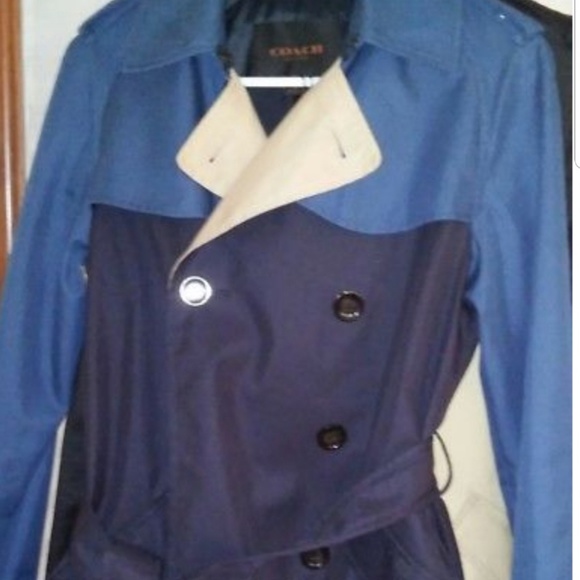 Coach | Jackets & Coats | Coach Colorblock Trench Coat | Poshmark